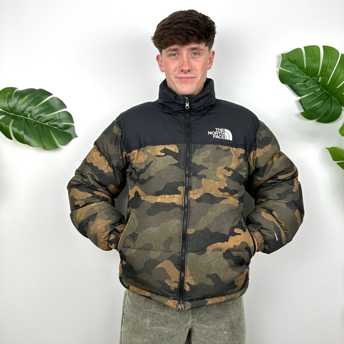 North Face Camouflage Puffer Jacket (M) – Jamie Online Vintage