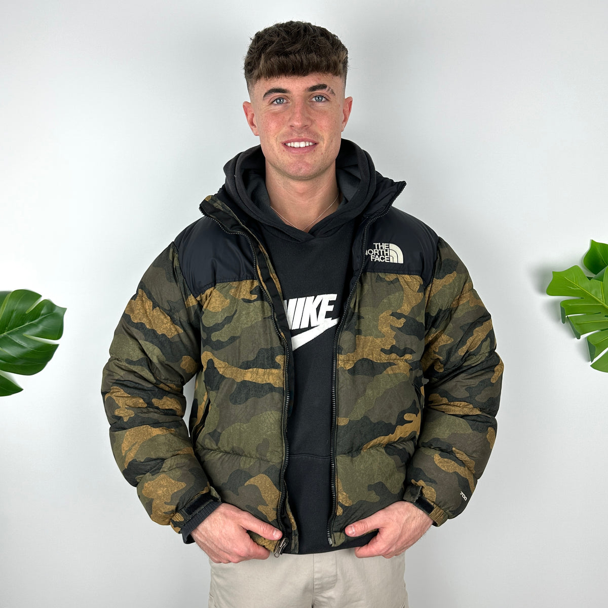 North Face Camouflage Puffer Jacket (M) – Jamie Online Vintage