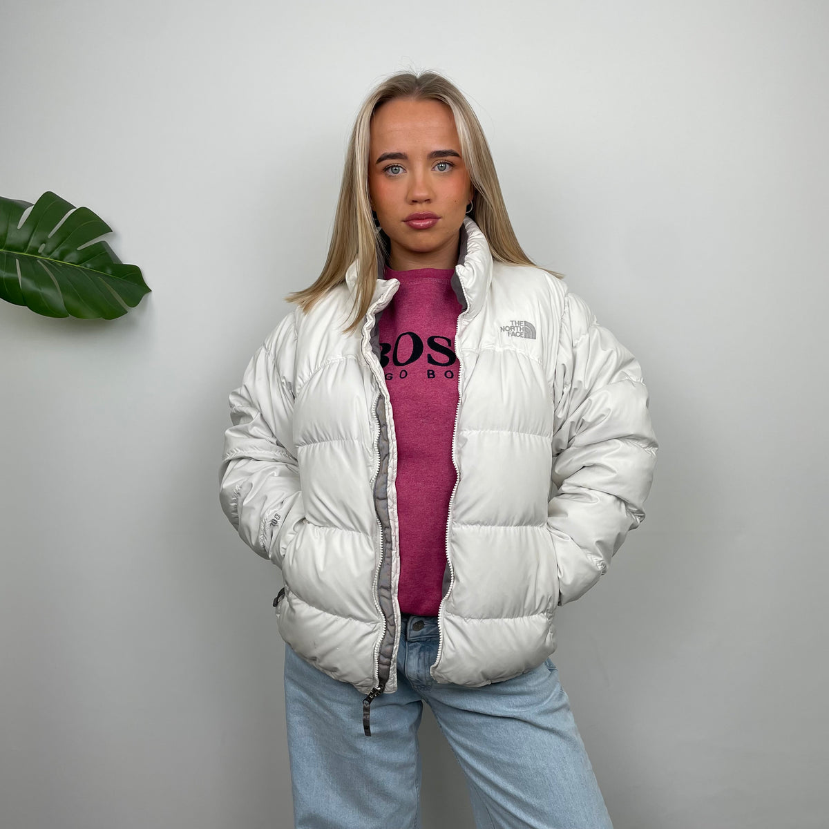 White North Face Puffer Jacket 700 (M) – Jamie Online Vintage