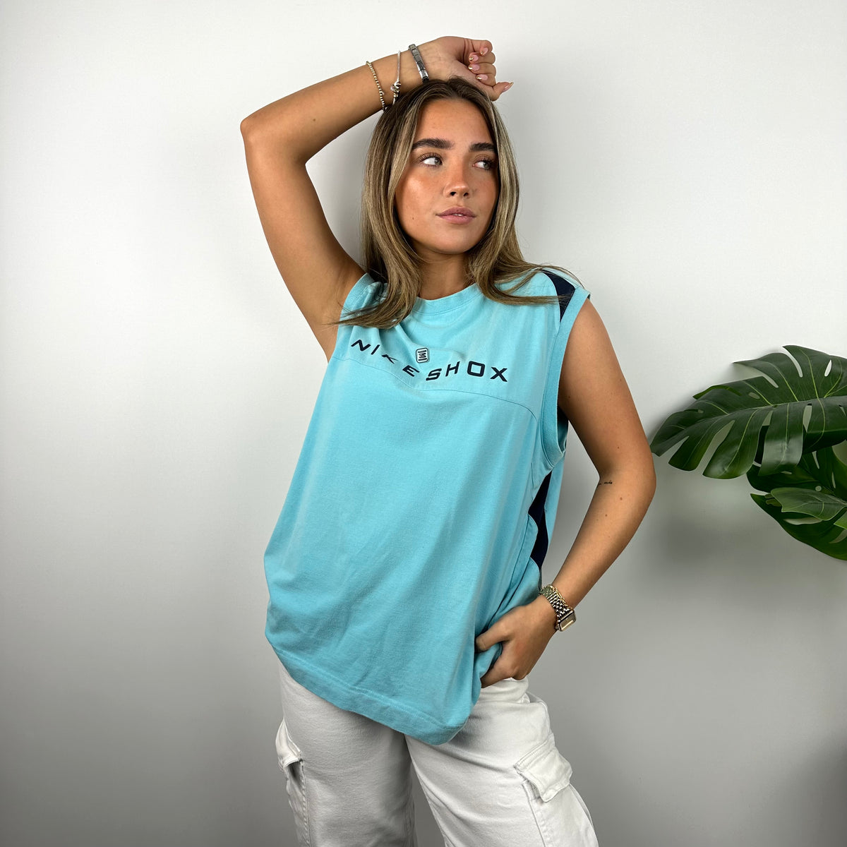 Nike Shox Baby Blue Spell Out Vest (L) – Jamie Online Vintage
